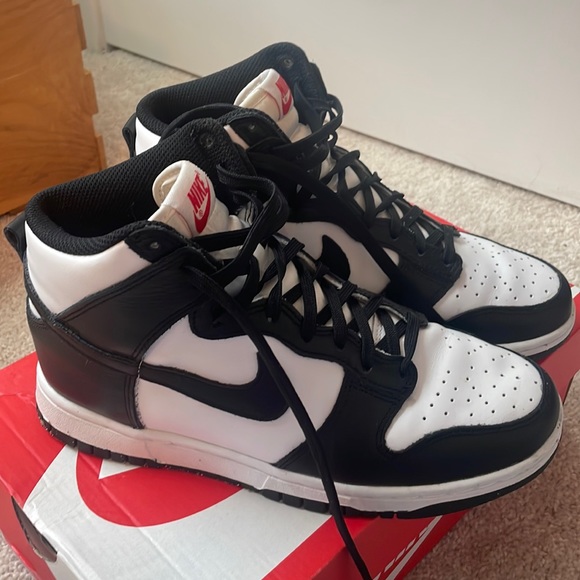Nike | Shoes | Nike Dunk High Pandas | Poshmark